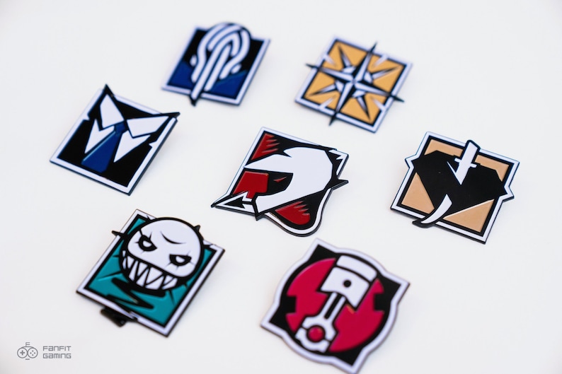 Warden Six Siege Enamel Pin Rainbow Six Siege Operator Pins - Etsy