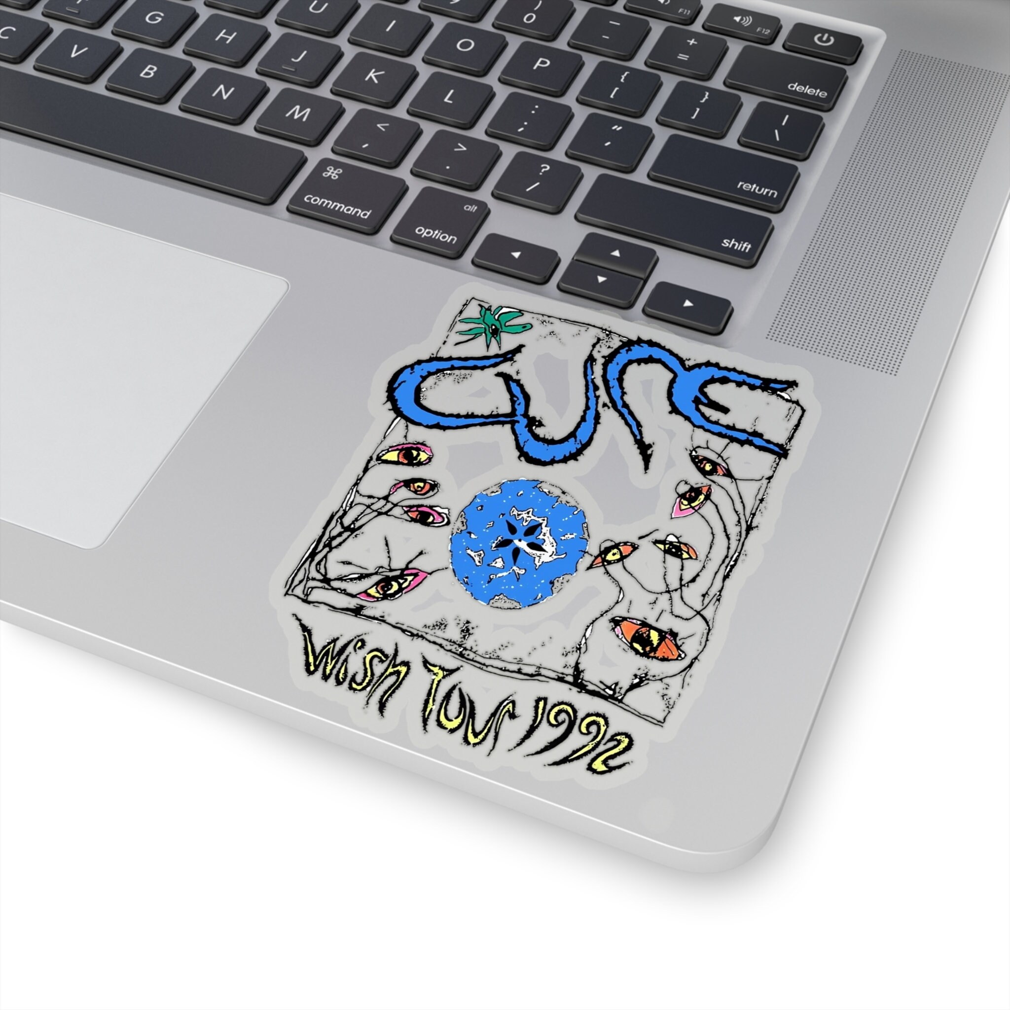 The Cure Sticker Post Punk Sticker Robert Smith Sticker Goth Decor ...