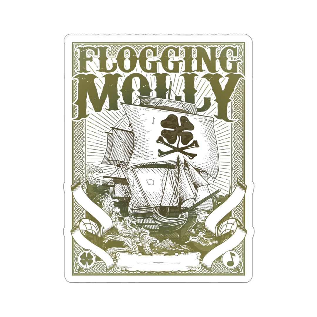 Flogging Molly Band Stickerflogging Molly Band Tour 2023 Concert Outfit ...