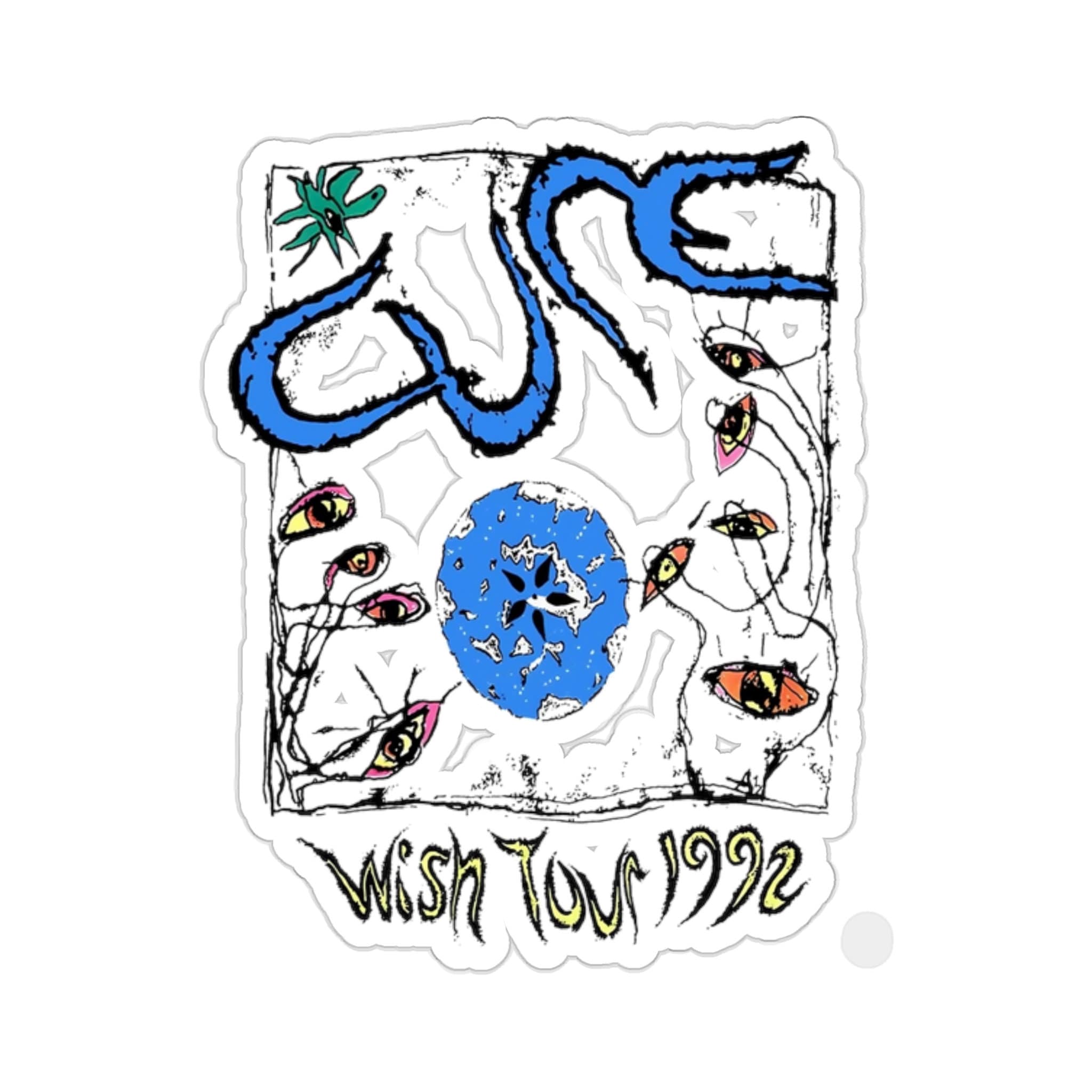 The Cure Sticker Post Punk Sticker Robert Smith Sticker Goth Decor ...