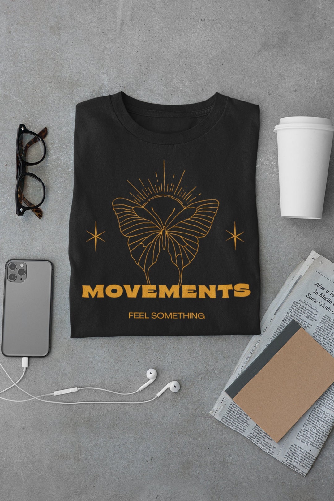 Limited Edition Movements Band Shirt Merch Movements Band Concert Tee ...
