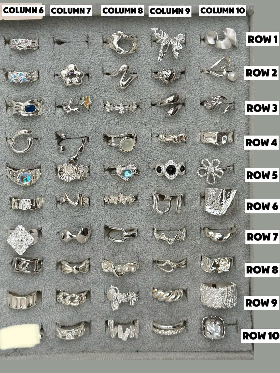 Chunky Ring Collection - Adjustable 925 Sterling Silver Statement Ring ...