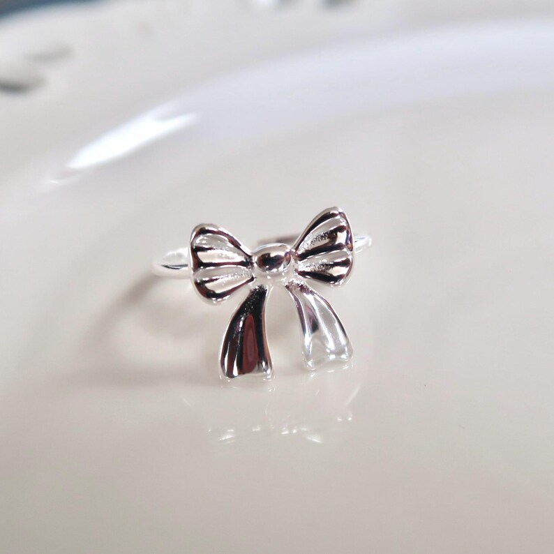 Ribbon Bow Ring - Soft Girl Aesthetic | Girly Fashion | Ribbon Bow Ring ...