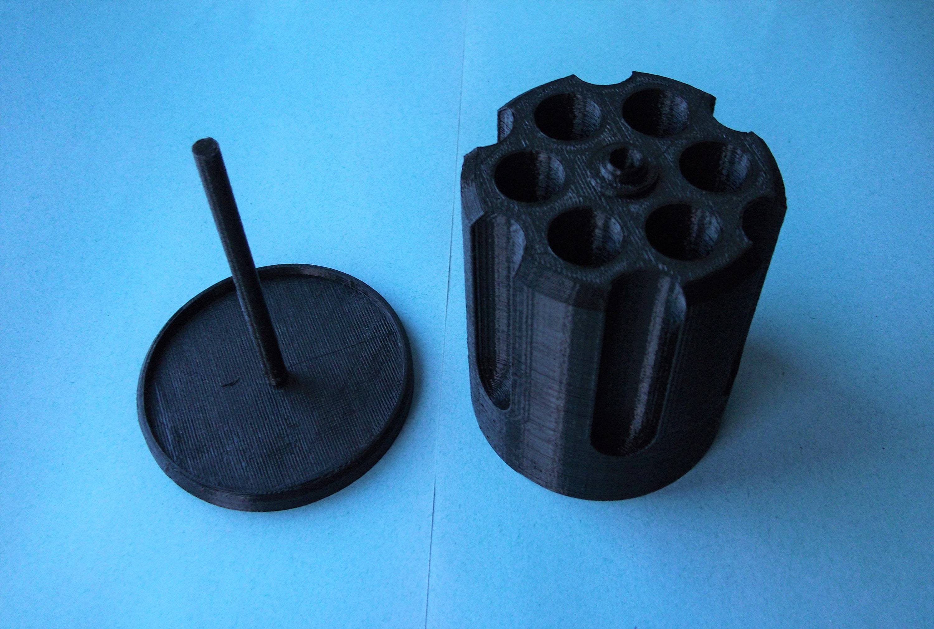 Revolver Cylinder Rotating Pen Pot - Etsy