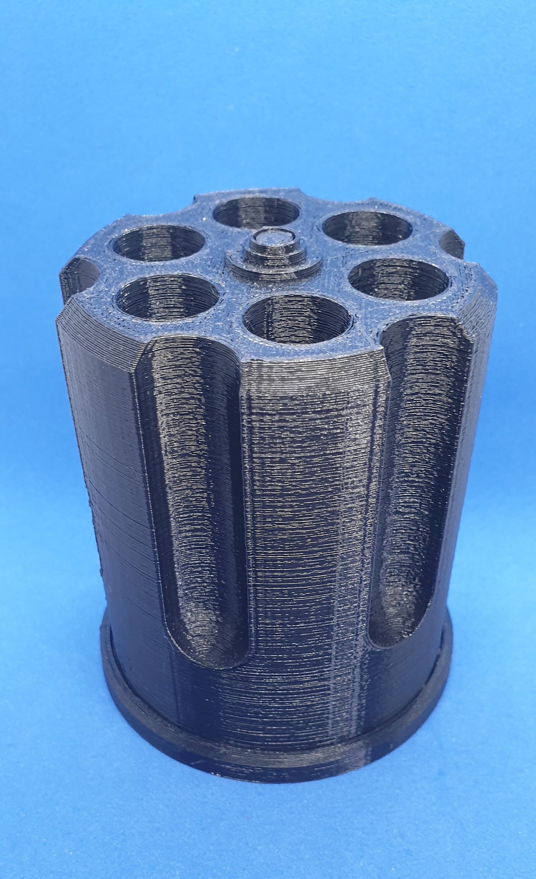 Revolver Cylinder Rotating Pen Pot - Etsy