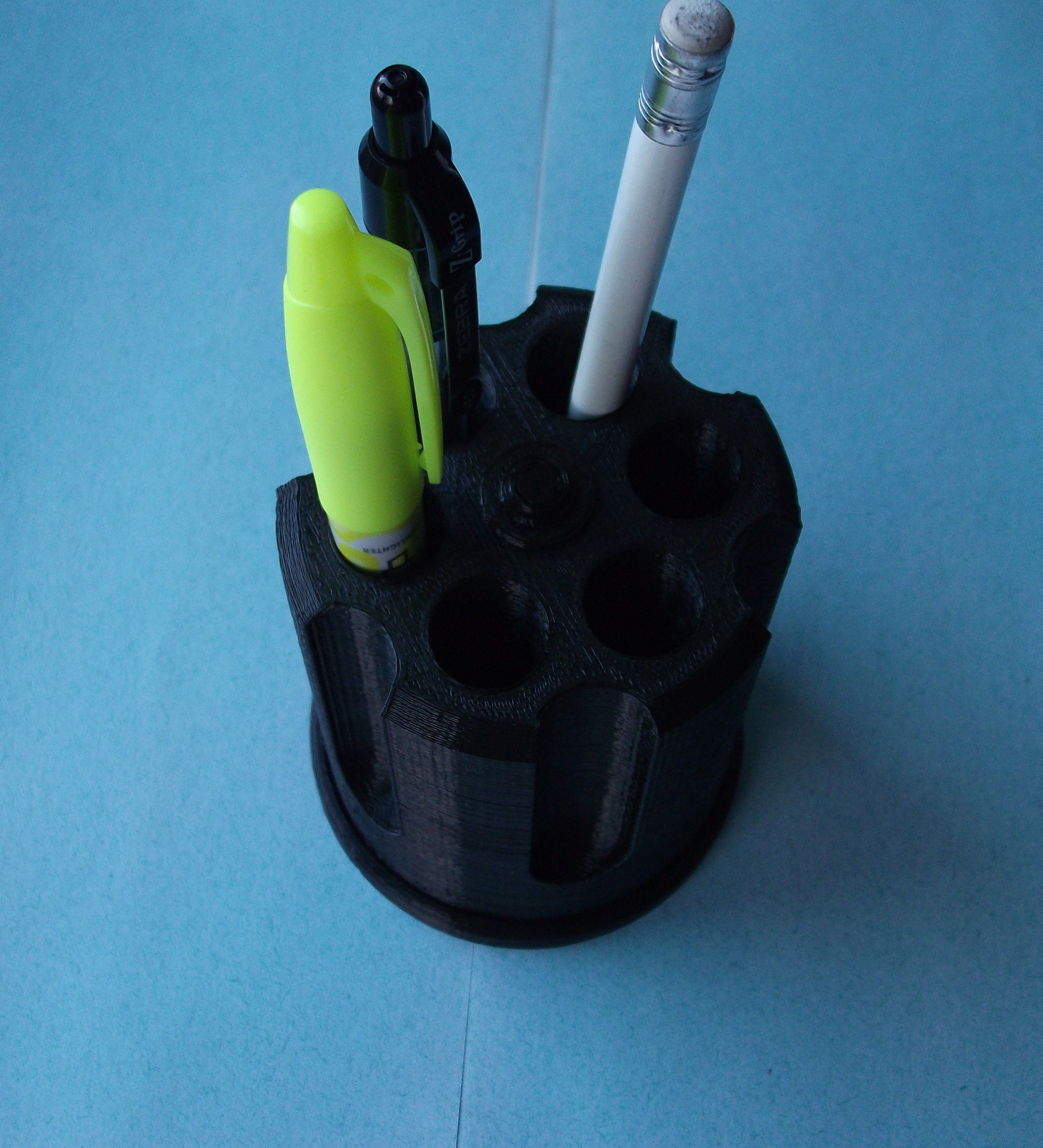 Revolver Cylinder Rotating Pen Pot - Etsy