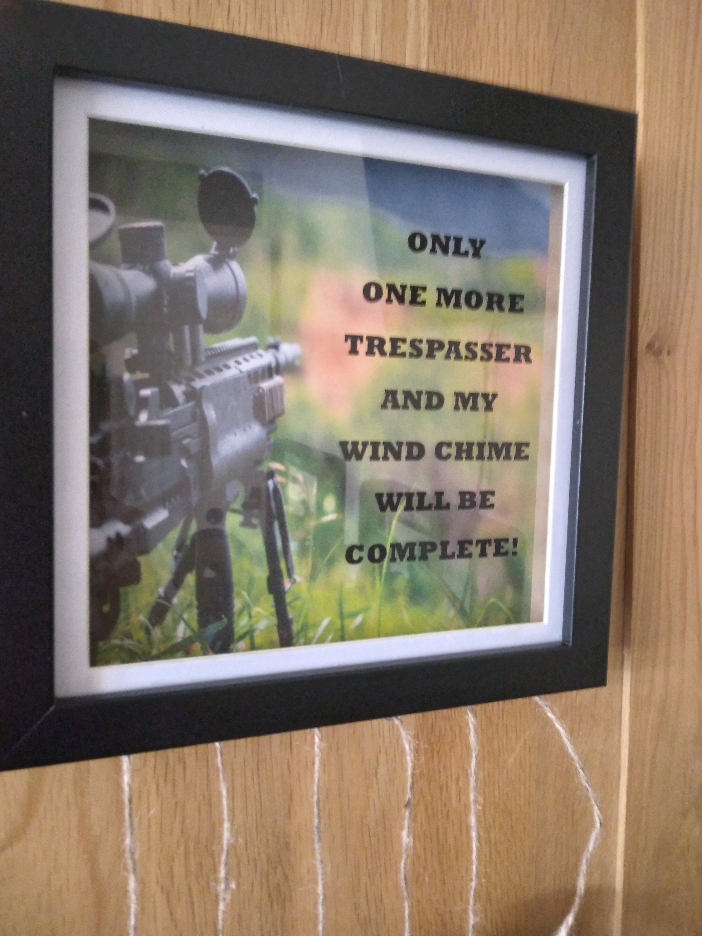 Trespassing Bullet Wind Chime Art - Etsy