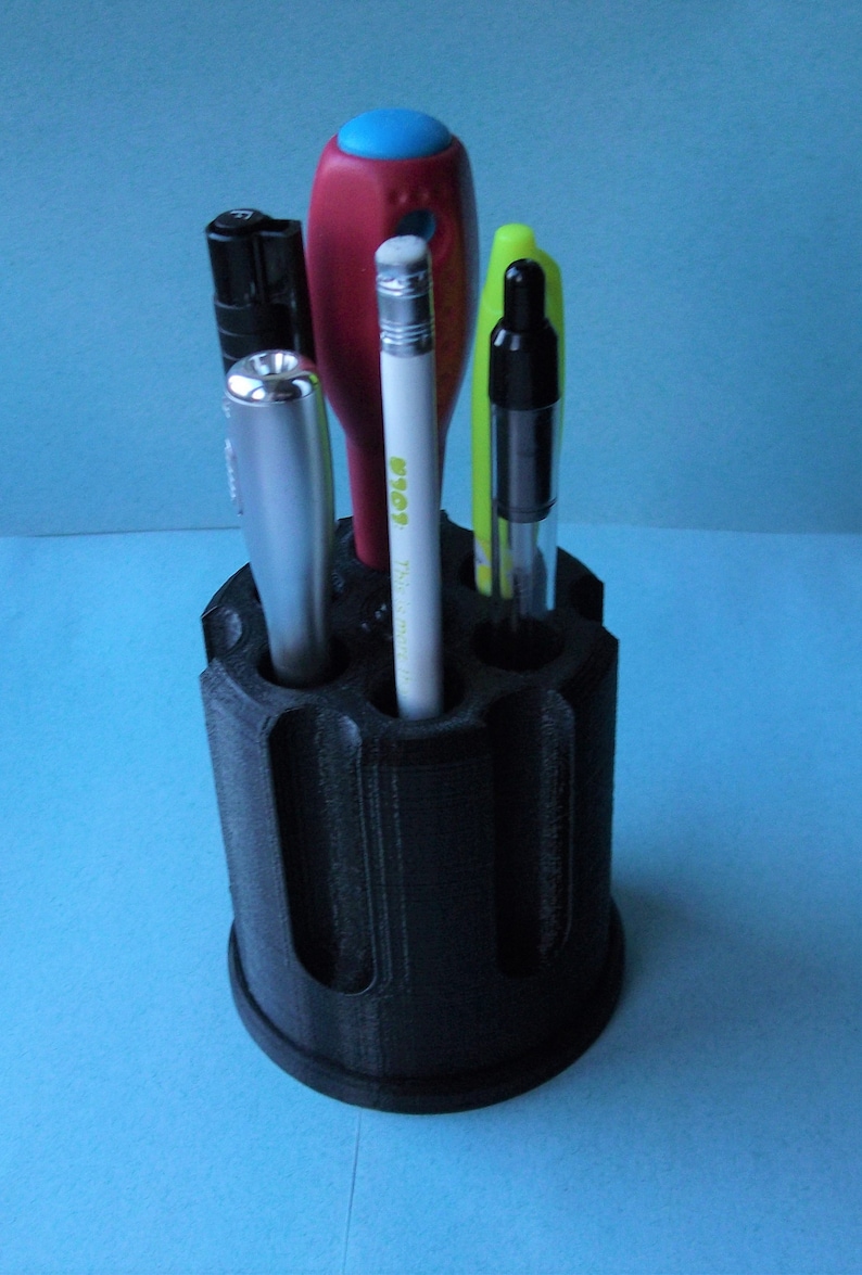 Revolver Cylinder Rotating Pen Pot - Etsy