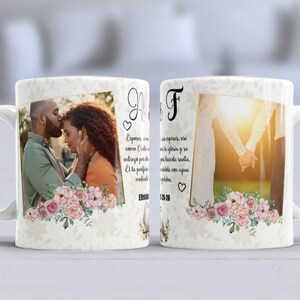 PSD Editable Template Wedding Memory With Photograph - for 11 Oz Mugs ...