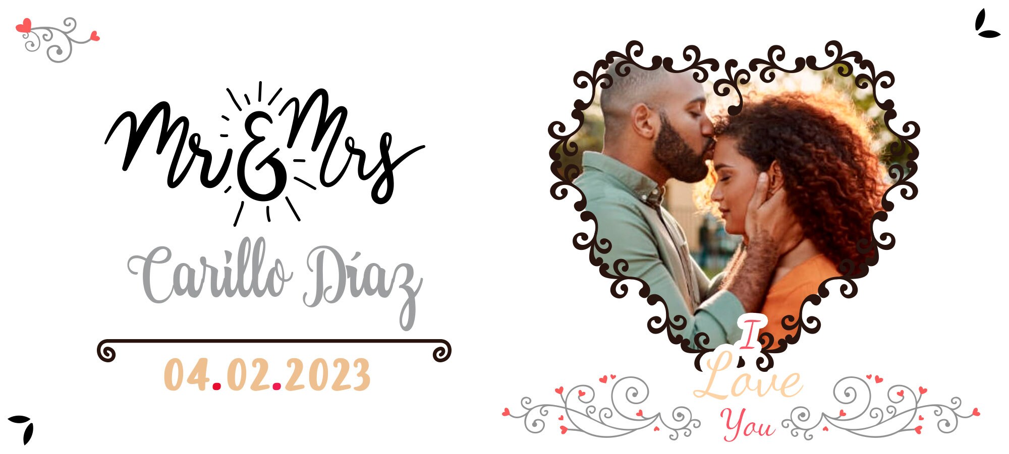 PSD Editable Template Wedding Memory With Photo - New for 11 Oz Mugs - Etsy