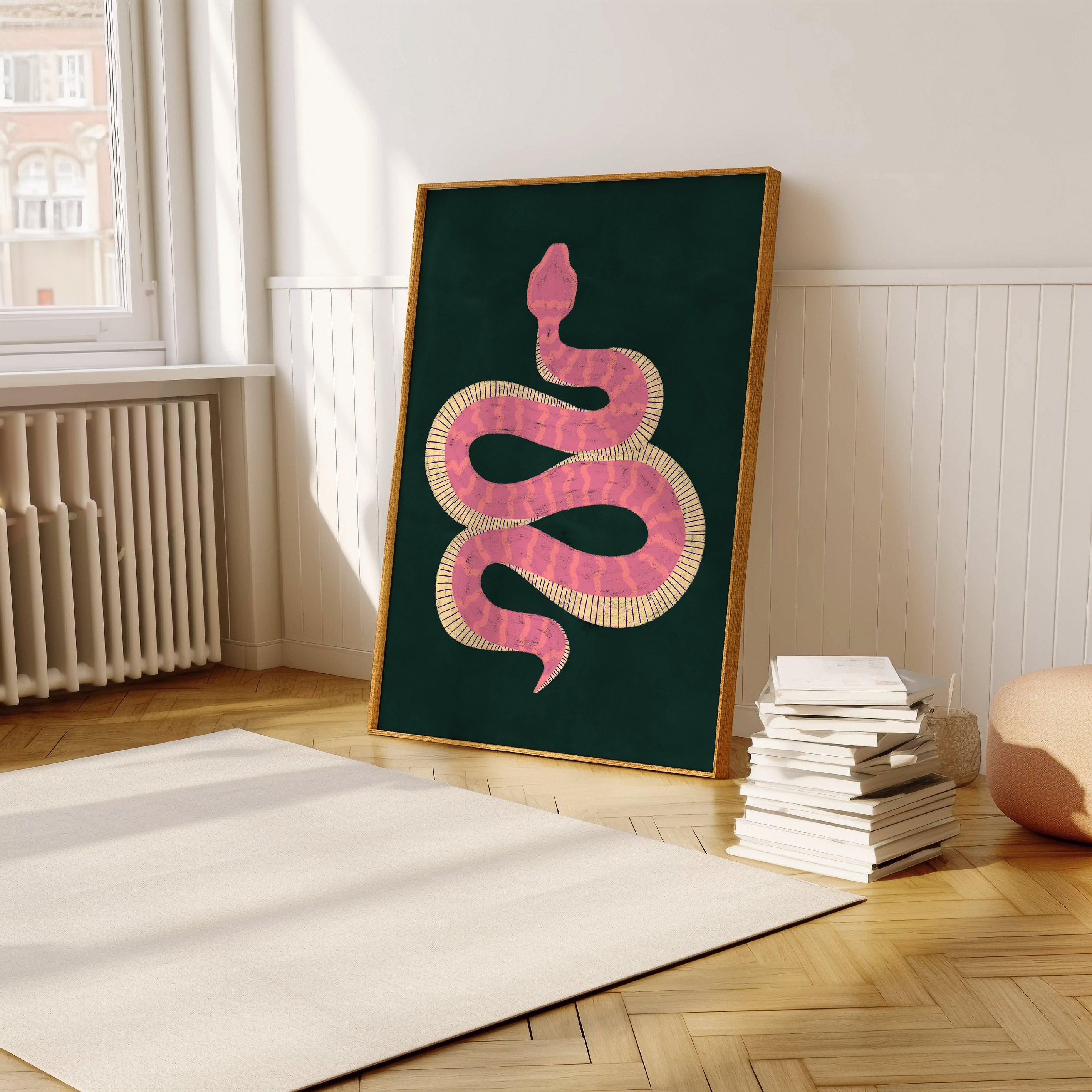 Snake Art Print/ Wall Art/ Poster - Etsy