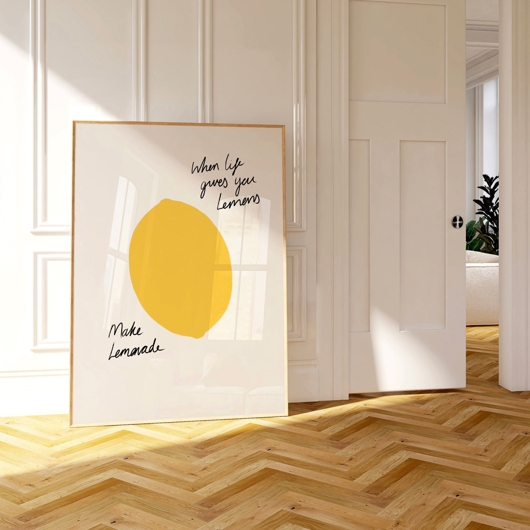 When Life Gives You Lemons Poster - Etsy
