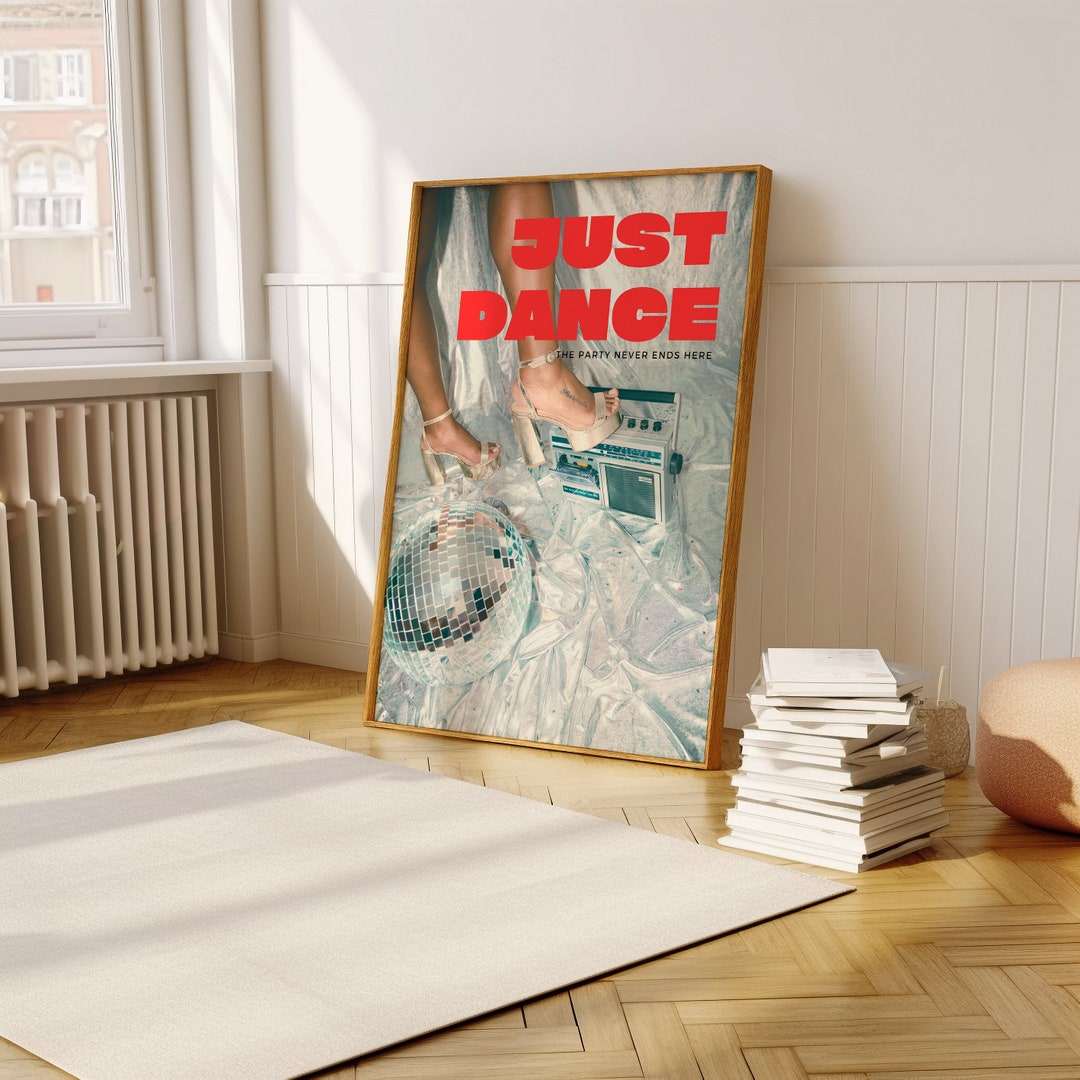 Just Dance Poster/ Disco Poster/ Wall Art - Etsy