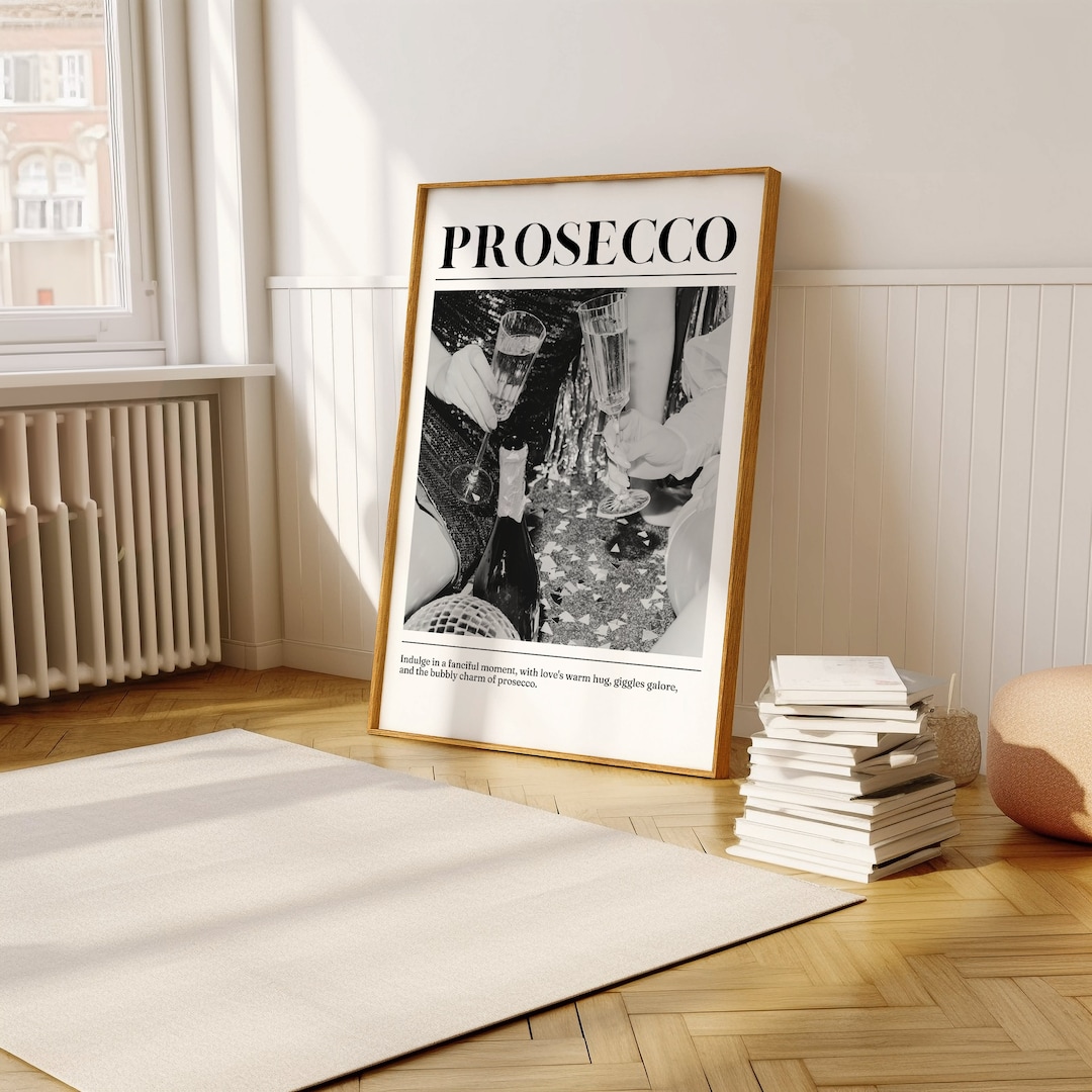 Prosecco Print, Prosecco Wall Art - Etsy