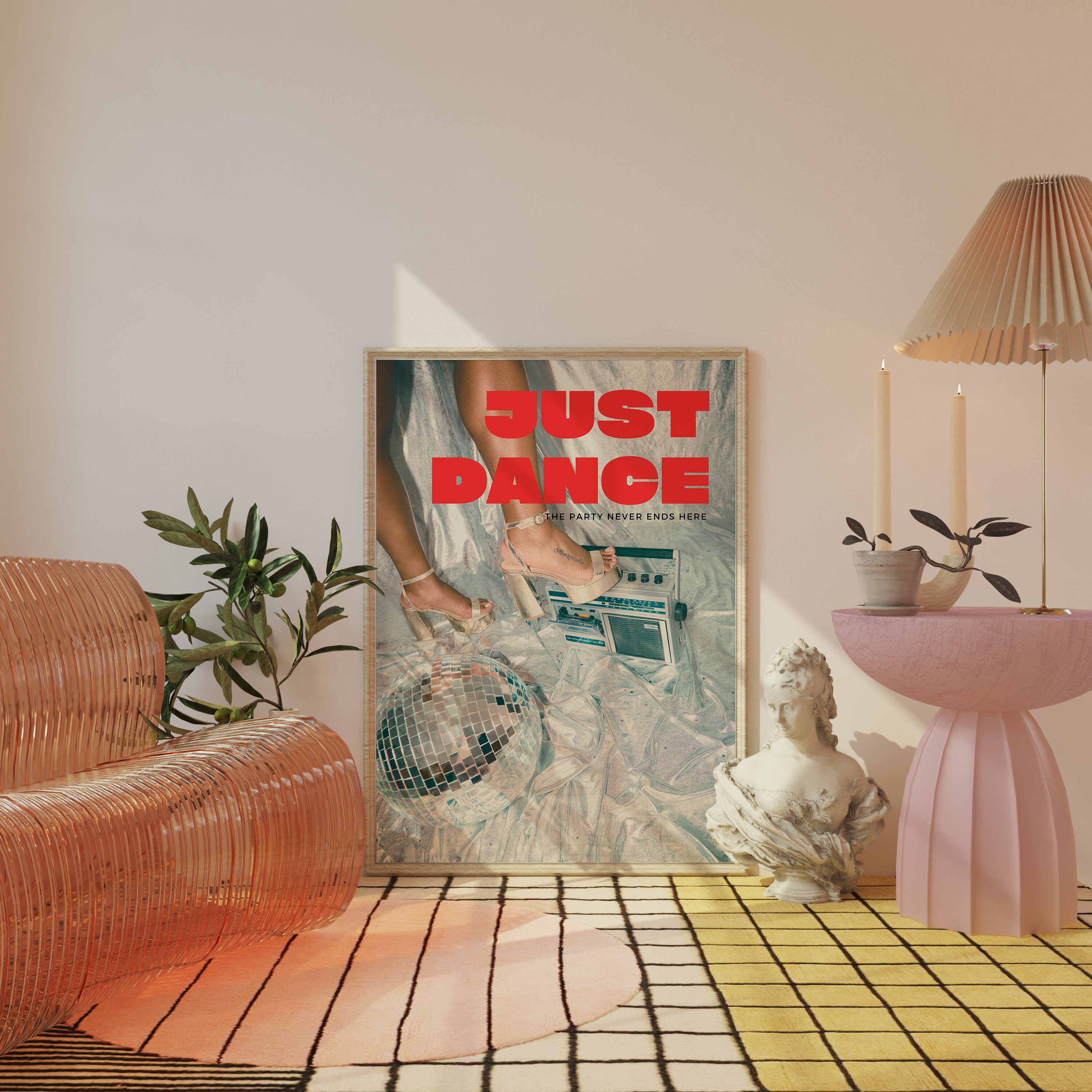 Just Dance Poster/ Disco Poster/ Wall Art - Etsy