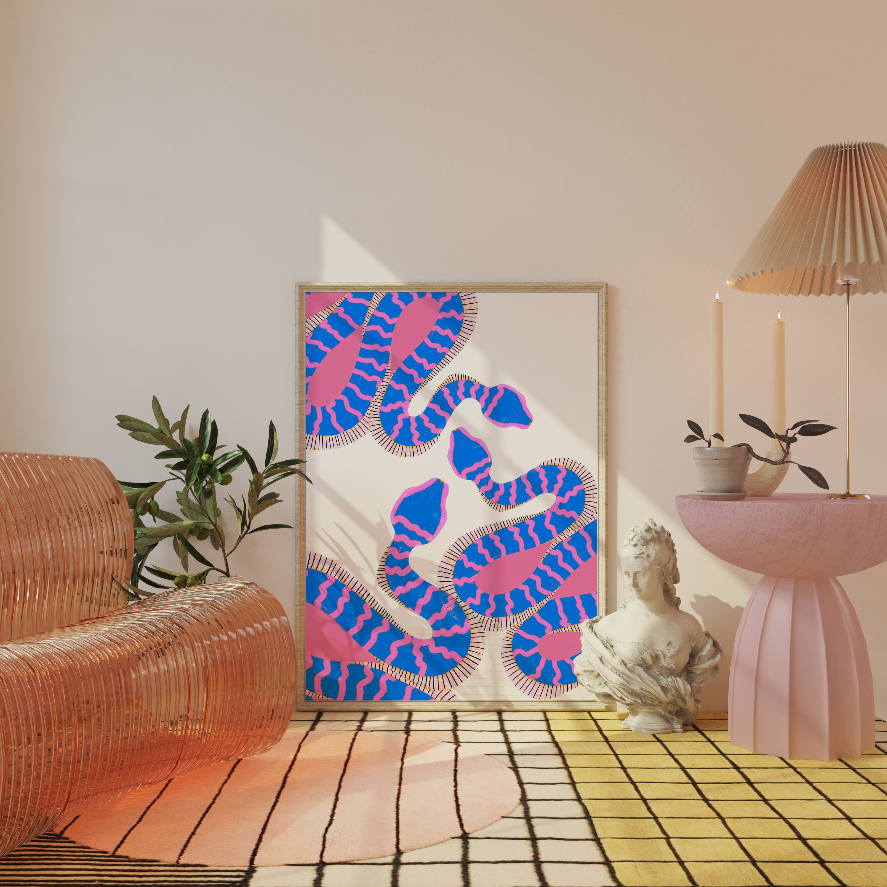 Snakes Wall Art/ Art Print/ Poster - Etsy