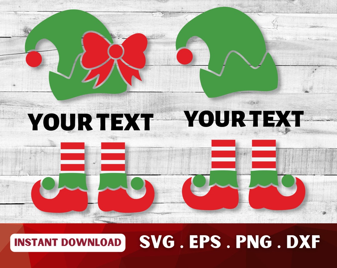 Elf Svg Bundle Christmas Svg Svg for Cricut Silhouette or Laser Machine ...