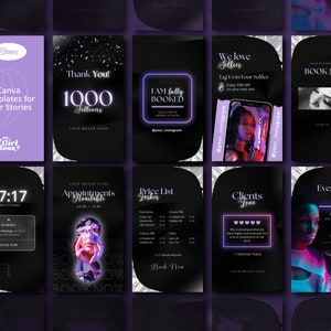 Canva Social Media Templates Bundle, Engaging Instagram Posts & Stories ...