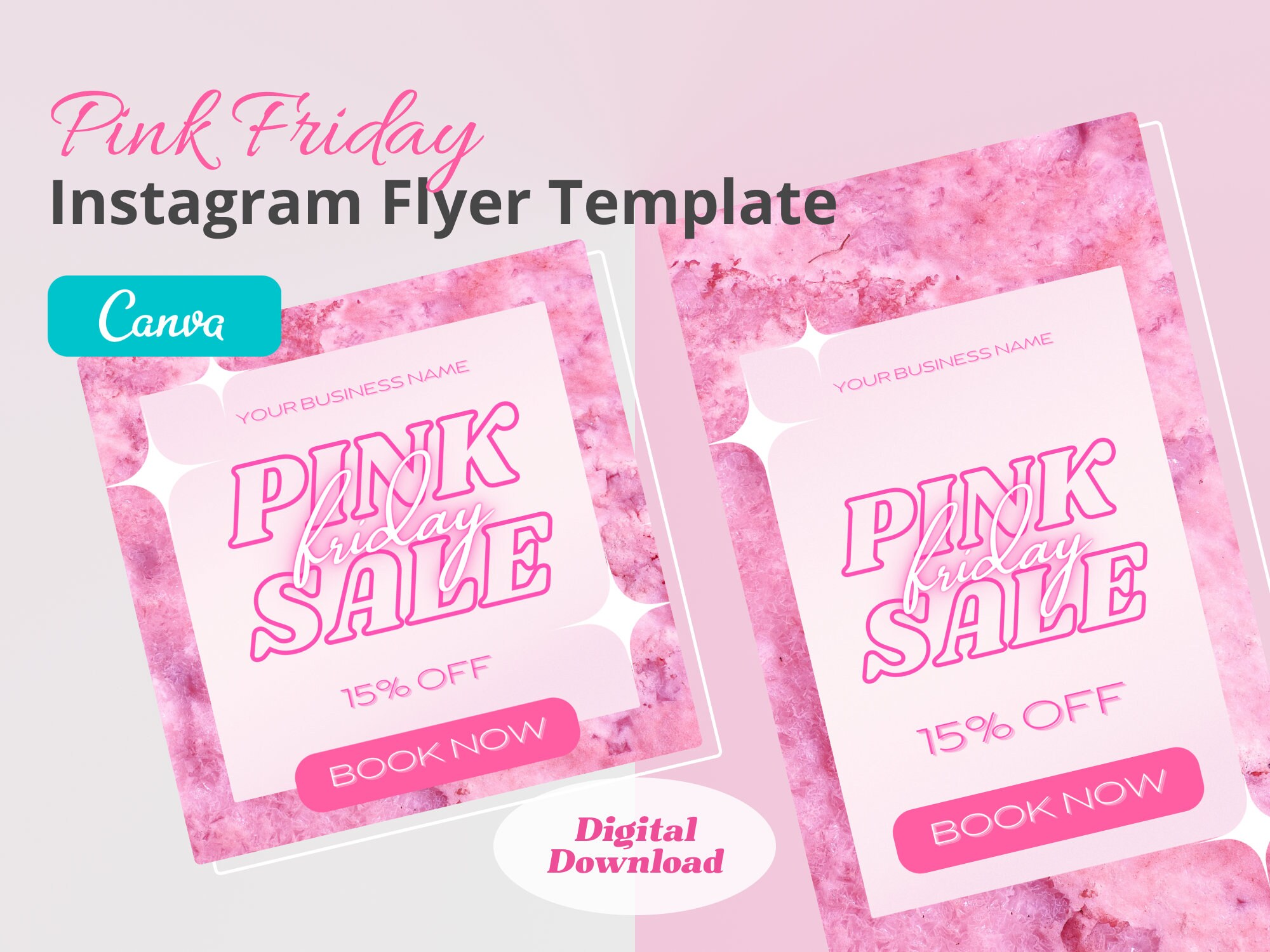 Pink Friday Flyer Pink Friday Template Black Friday Sale Pink Friday ...