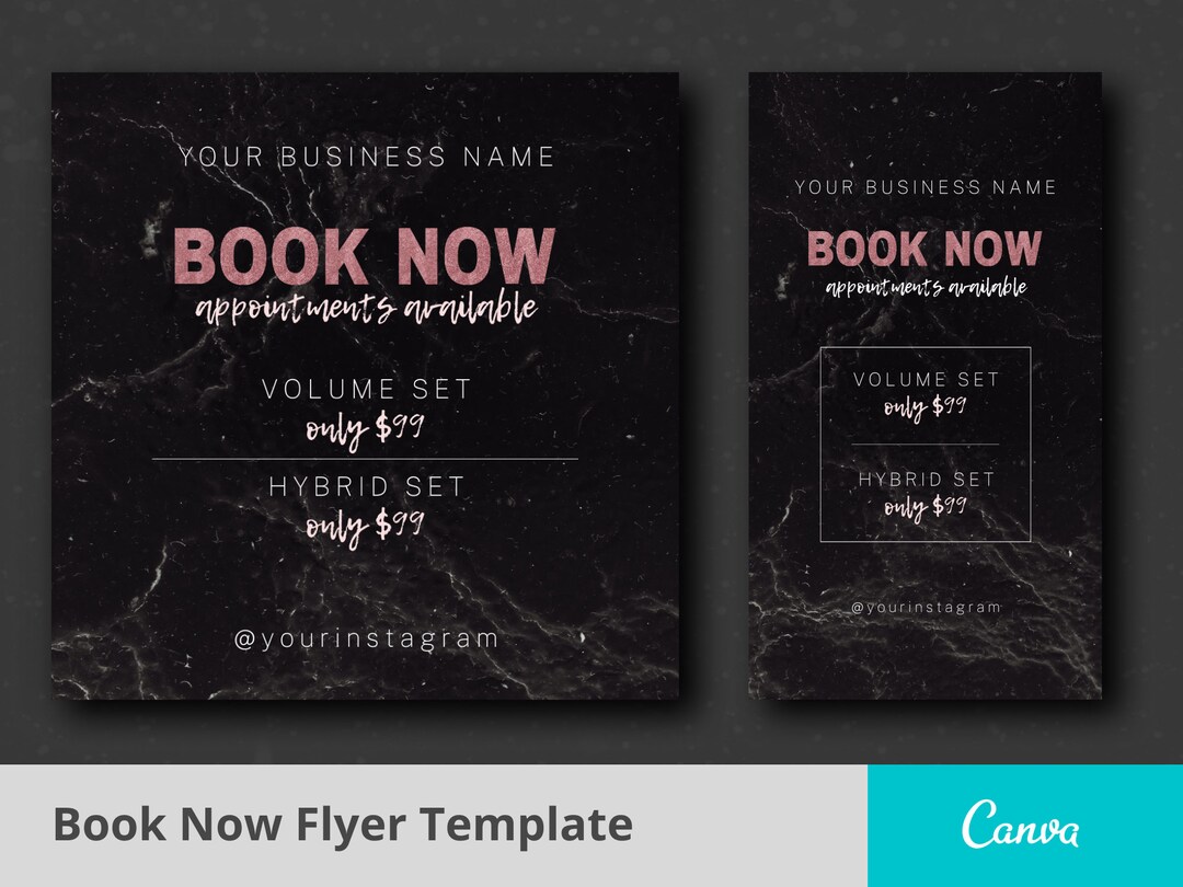 Book Now Flyer | Book Now Template | Book Now Instagram Post | Book Now ...