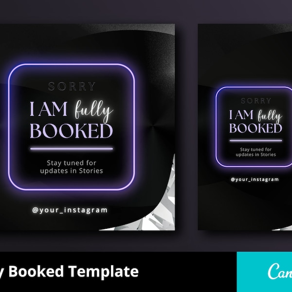 Fully Booked Flyer - Etsy