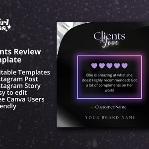 DIY Customer Review Flyer, Customer Feedback Flyer, Review Template ...