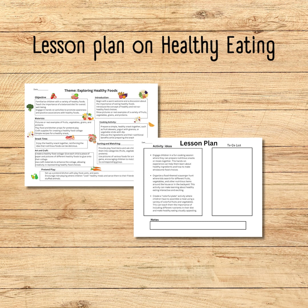 Customizable Lesson Planner (12 Lessons ) - Etsy