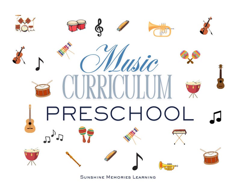 Preschool Music Curriculum - Etsy