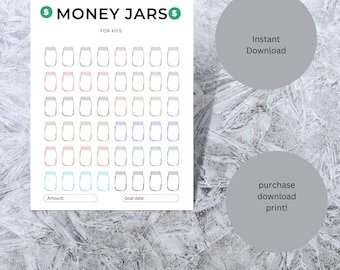 Savings Tracker for Kids, Printable Savings Challenge, Kids Savings Log ...