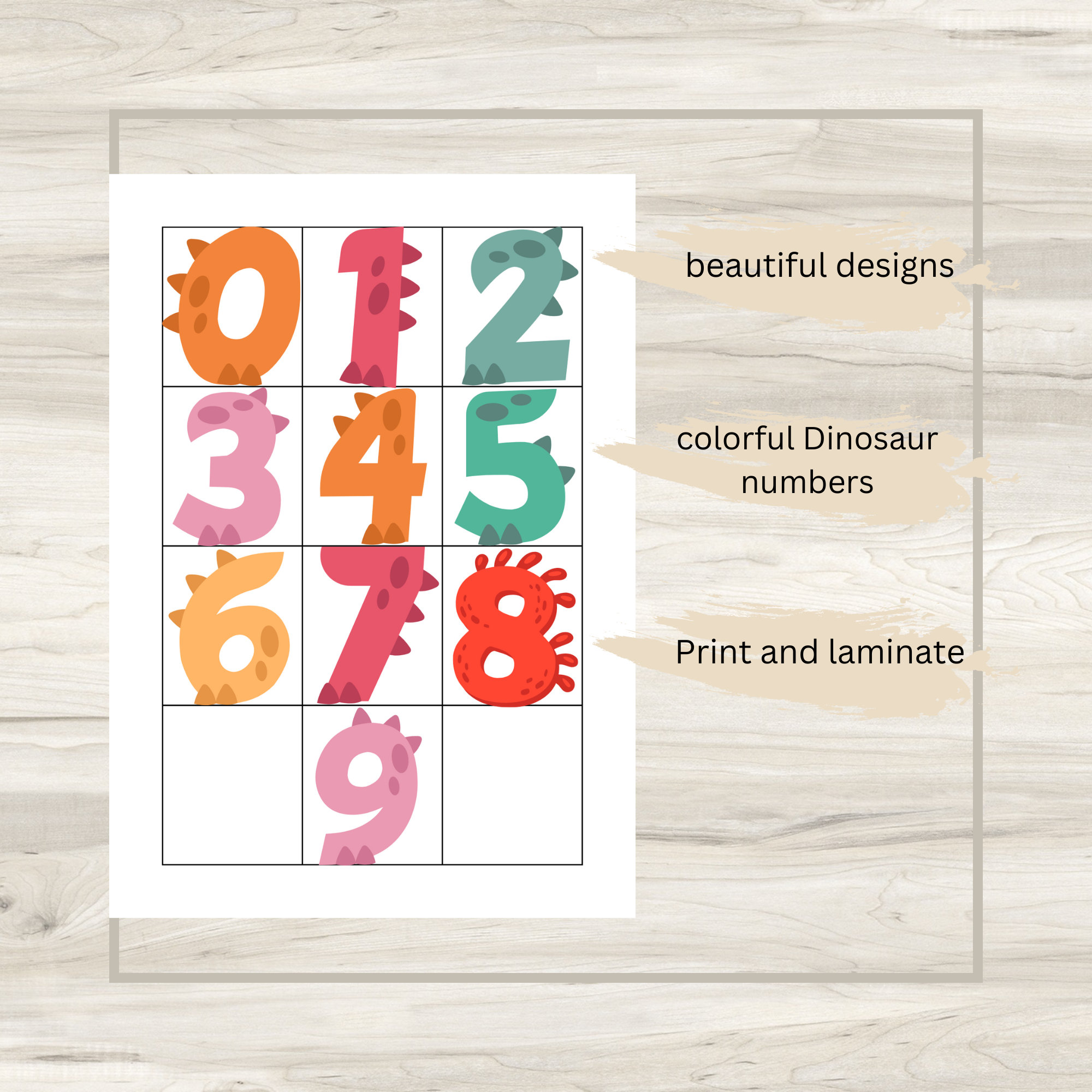 5 Dinosaur Theme Lesson Plan Printable Worksheets, Toddler, Preschool ...