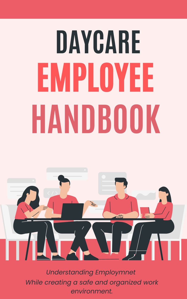 Daycare Employee Handbook| New Hire |printable for Family Daycare and ...
