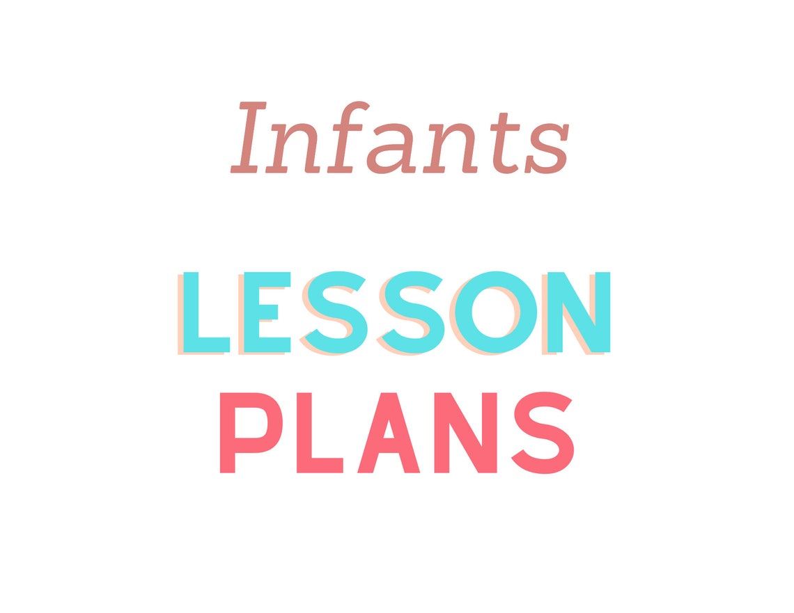 12 Themed Infants Lesson Plans - Etsy