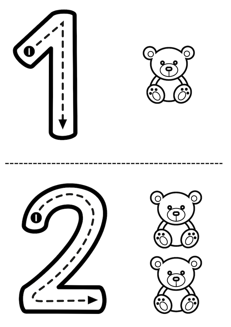 Counting Bears Printable Centers, Morning Work, Small Group ...