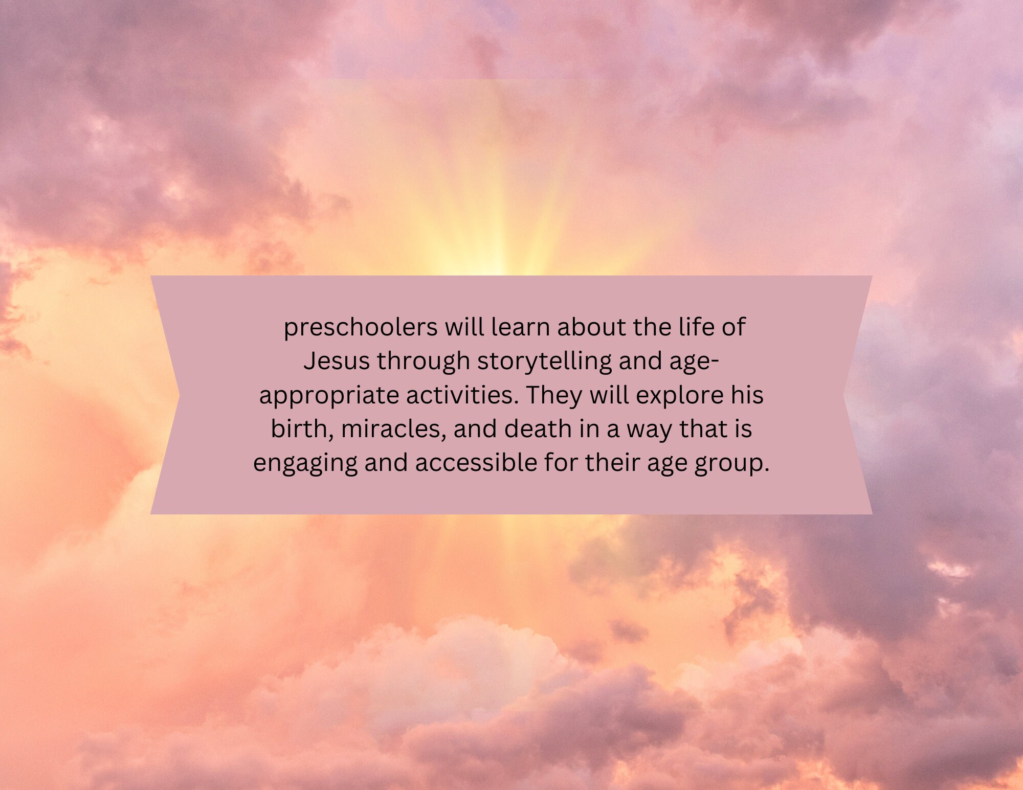 4 Lesson Plans for Easter Theme of Jesus ,preschoolers ,toddlers ...