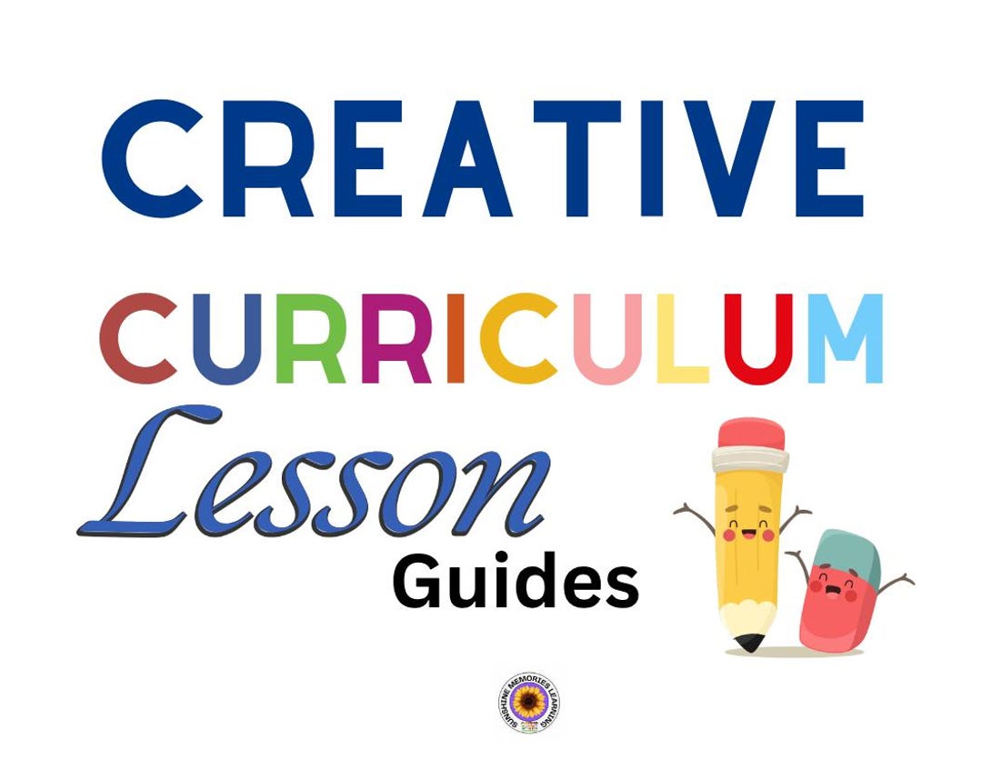 Creative Curriculum 20 Lesson Guides - Etsy