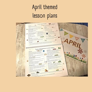 April Themed Lesson Plans Spring, Insects,earth Day and Gardening Age 2 ...