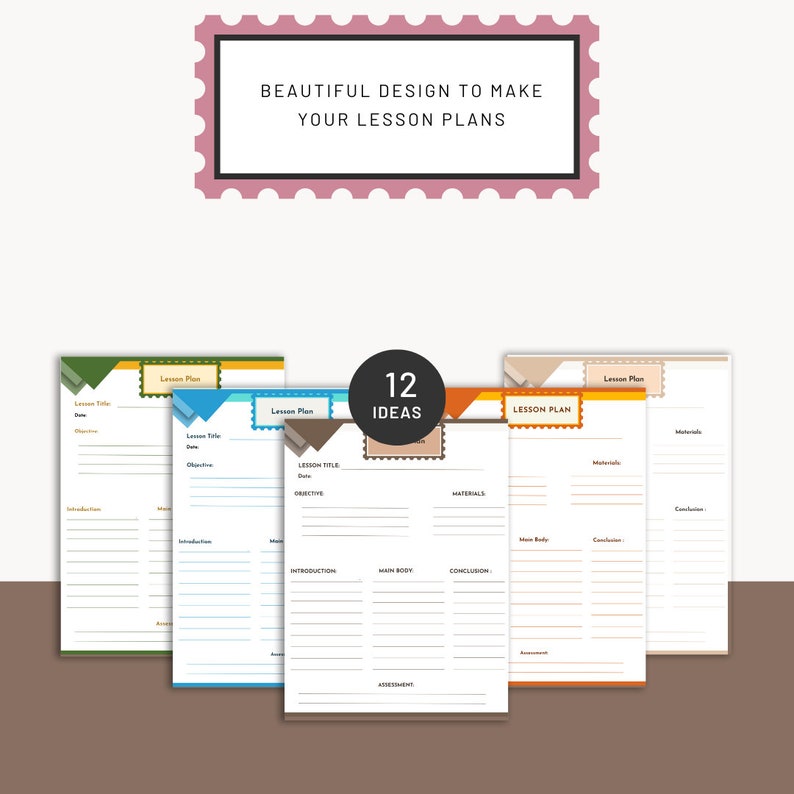 Weekly or Monthly Daily Plans, Instant Download, Editable, Printable ...