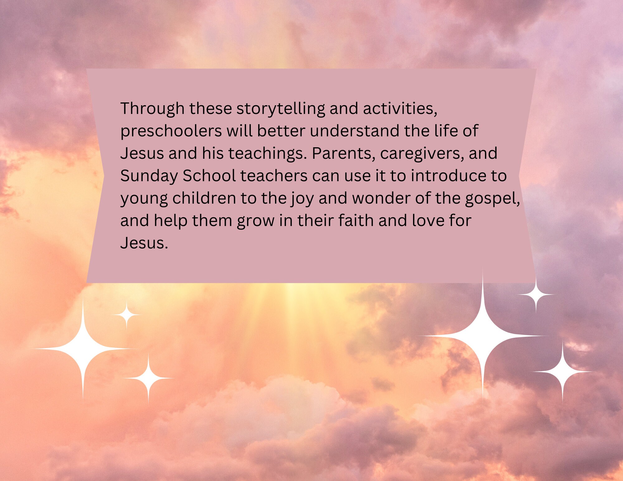 4 Lesson Plans for Easter Theme of Jesus ,preschoolers ,toddlers ...