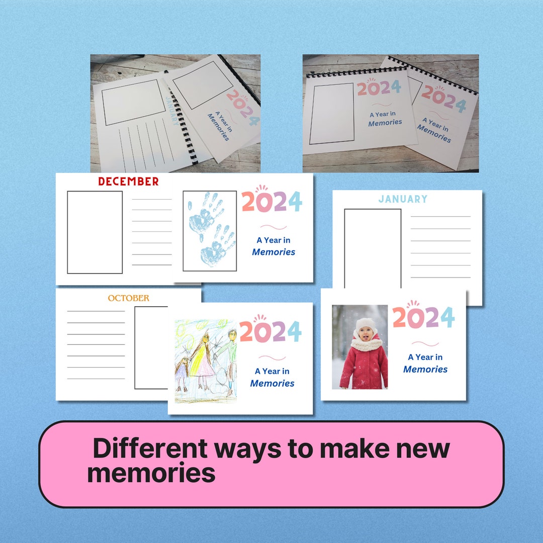 2024 Kids Memory Planner for the Year - Etsy