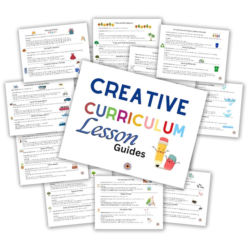 Creative Curriculum Lesson Guides - Etsy