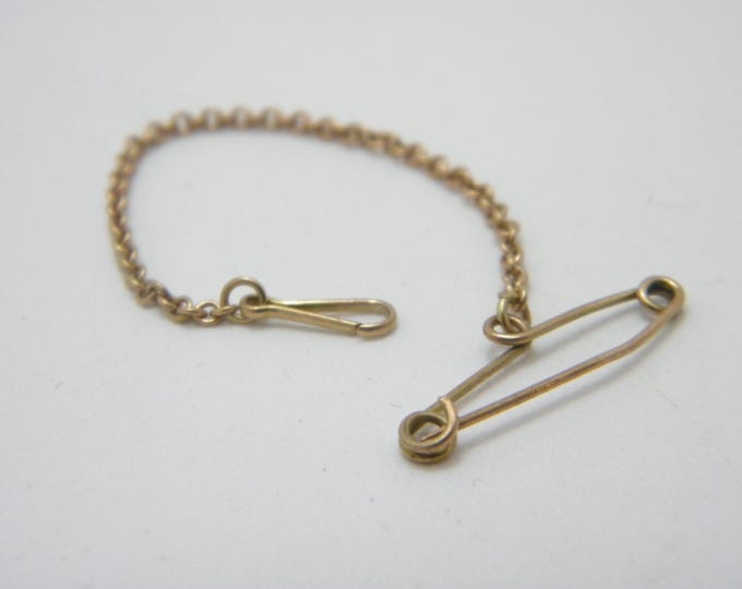 Antique 18ct Gold Safety Chain Extender for Brooch Pin Jewellery - Etsy