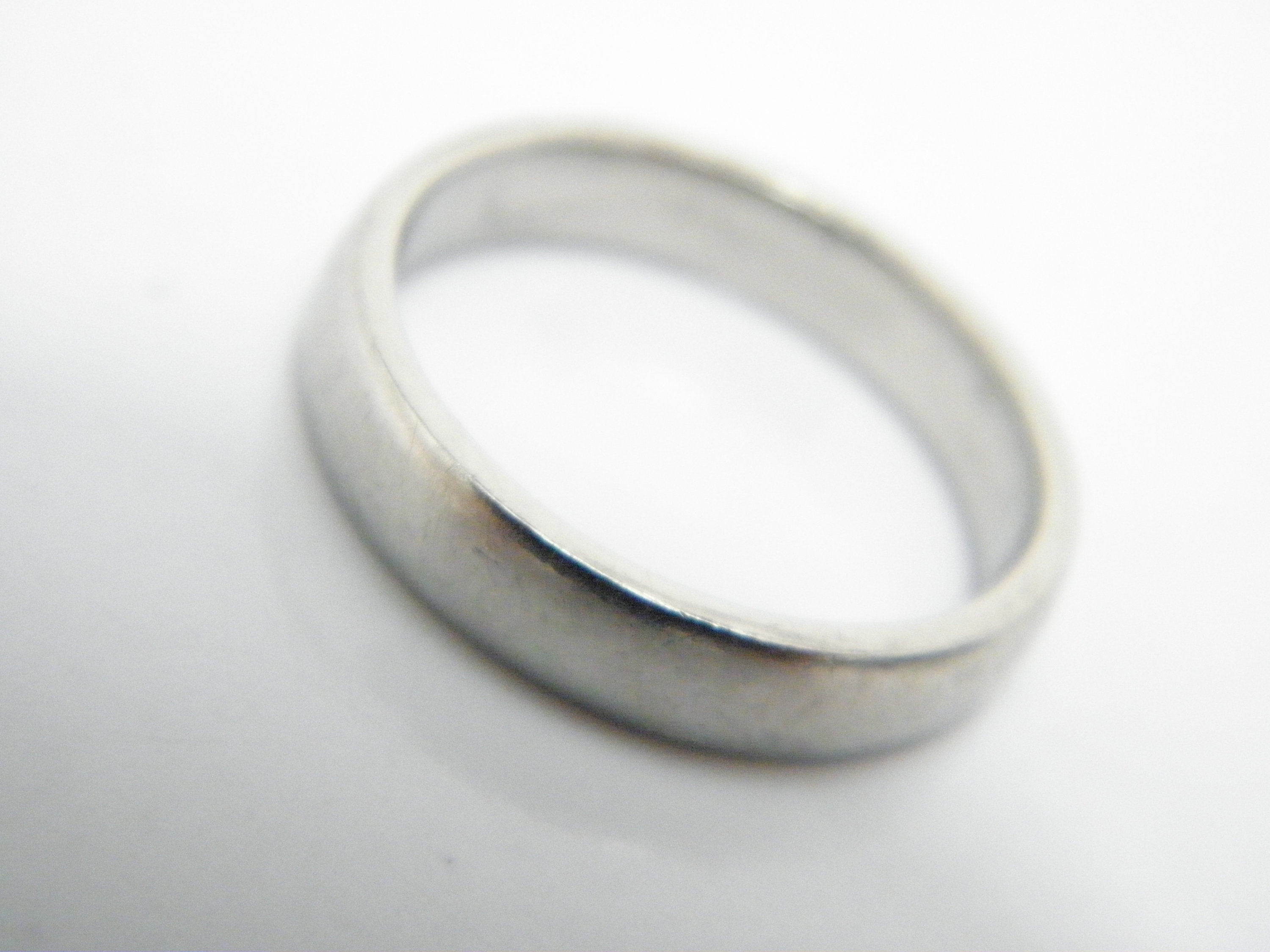 Vintage 950 Palladium Heavy Wedding Band Ring 5g 4.2mm Size P - Etsy