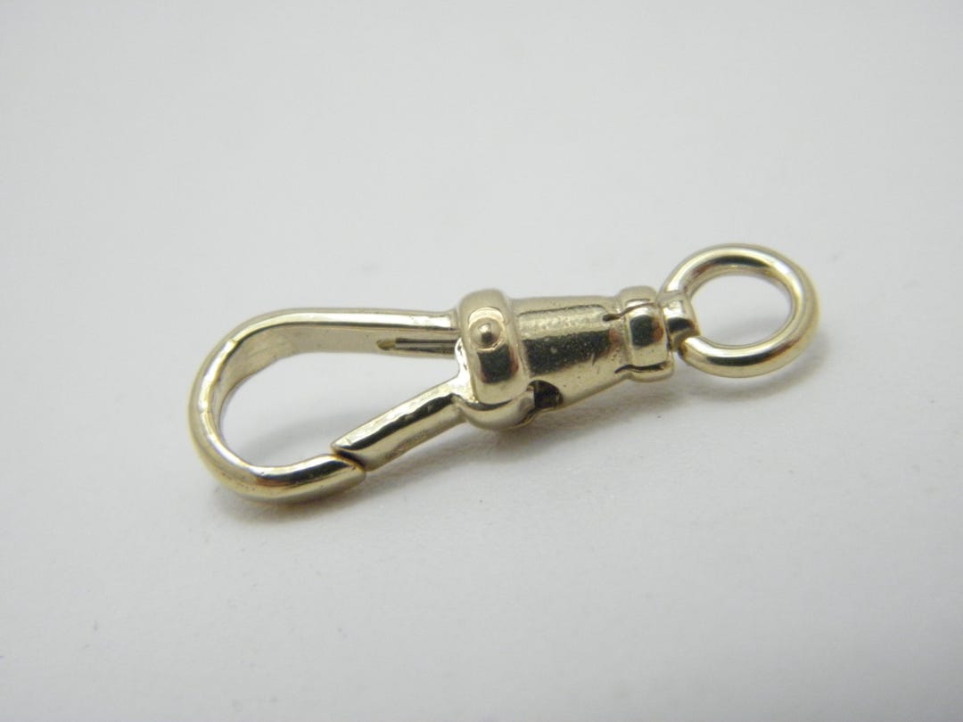 Victorian 9ct Gold Large Albert Swivel Dog Clasp for Necklace, Bracelet ...