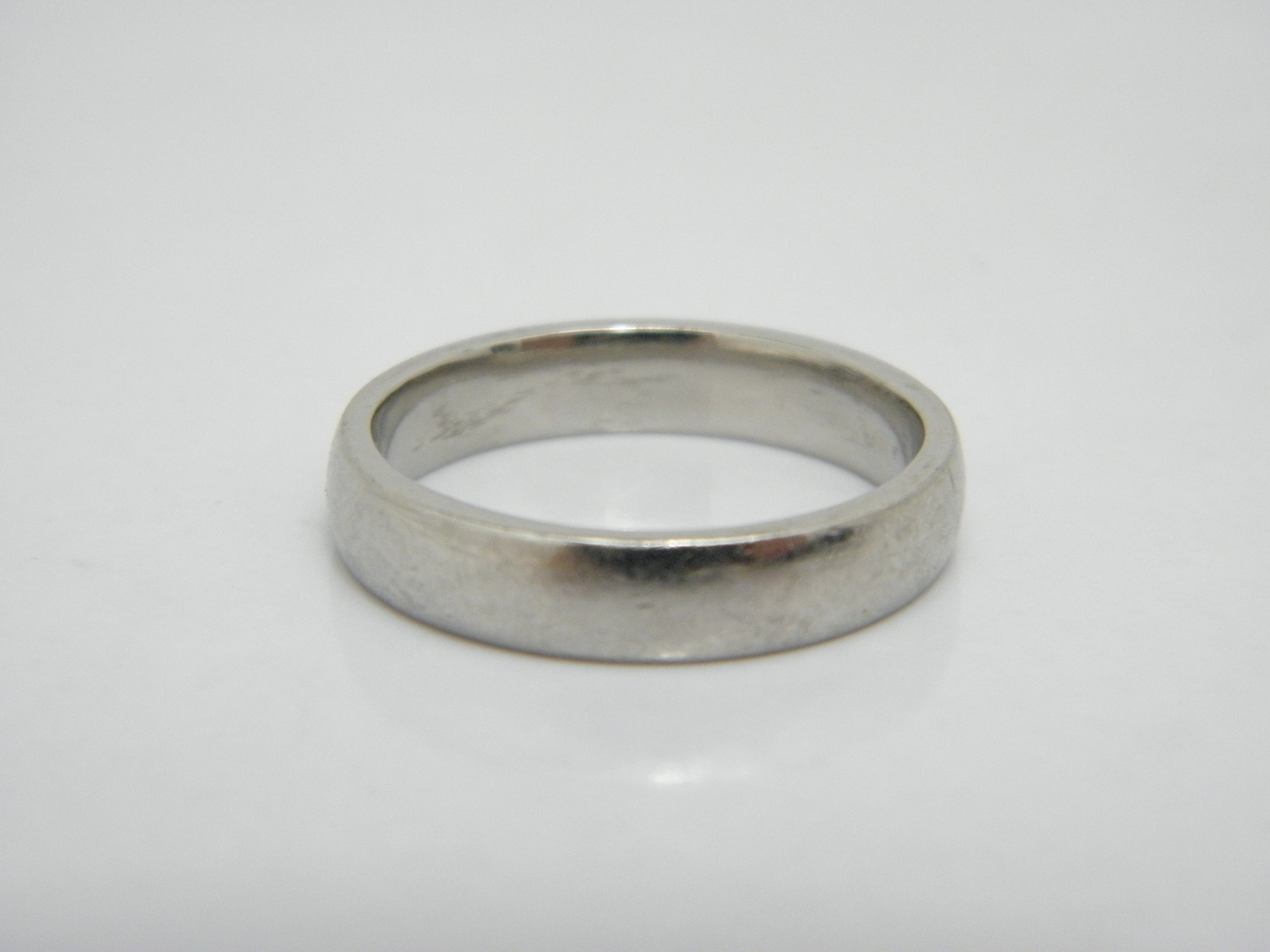 Vintage 950 Palladium Heavy Wedding Band Ring 5g 4.2mm Size P - Etsy