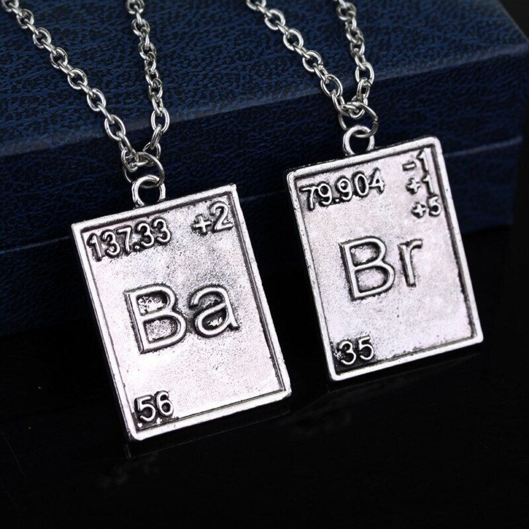 Silver Breaking Bad Necklace, Breaking Bad Necklace Gift, Silver ...