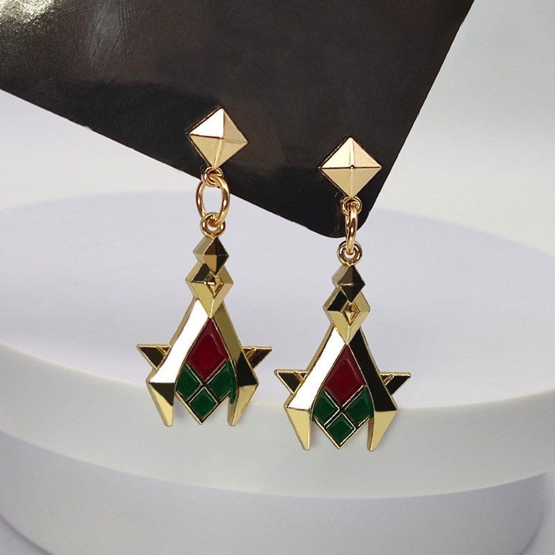 Genshin Impact Kaveh Inspired Earrings Kaveh Genshin - Etsy UK