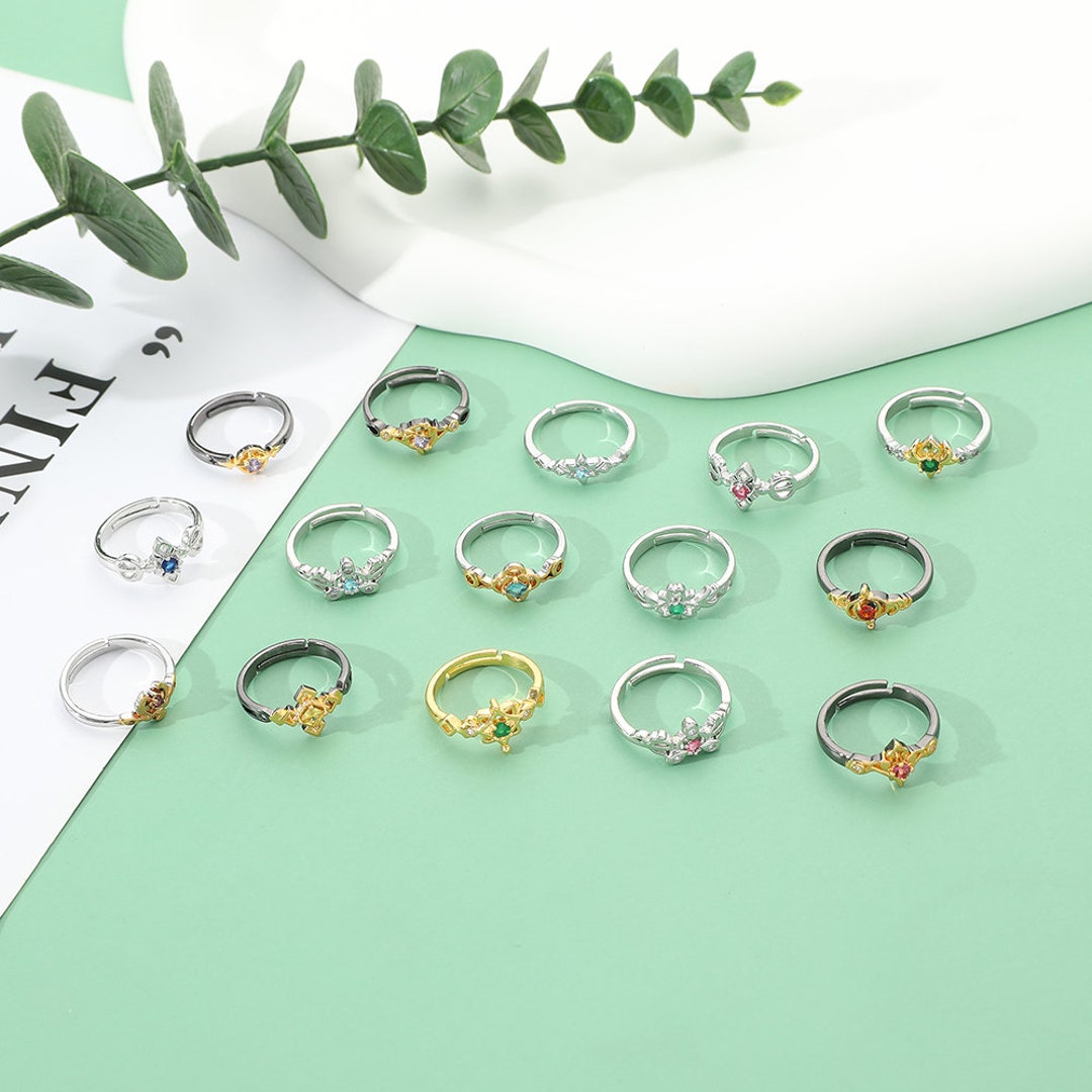 Genshin Impact Themed Rings, Genshin Impact Jewellery, Genshin Impact ...