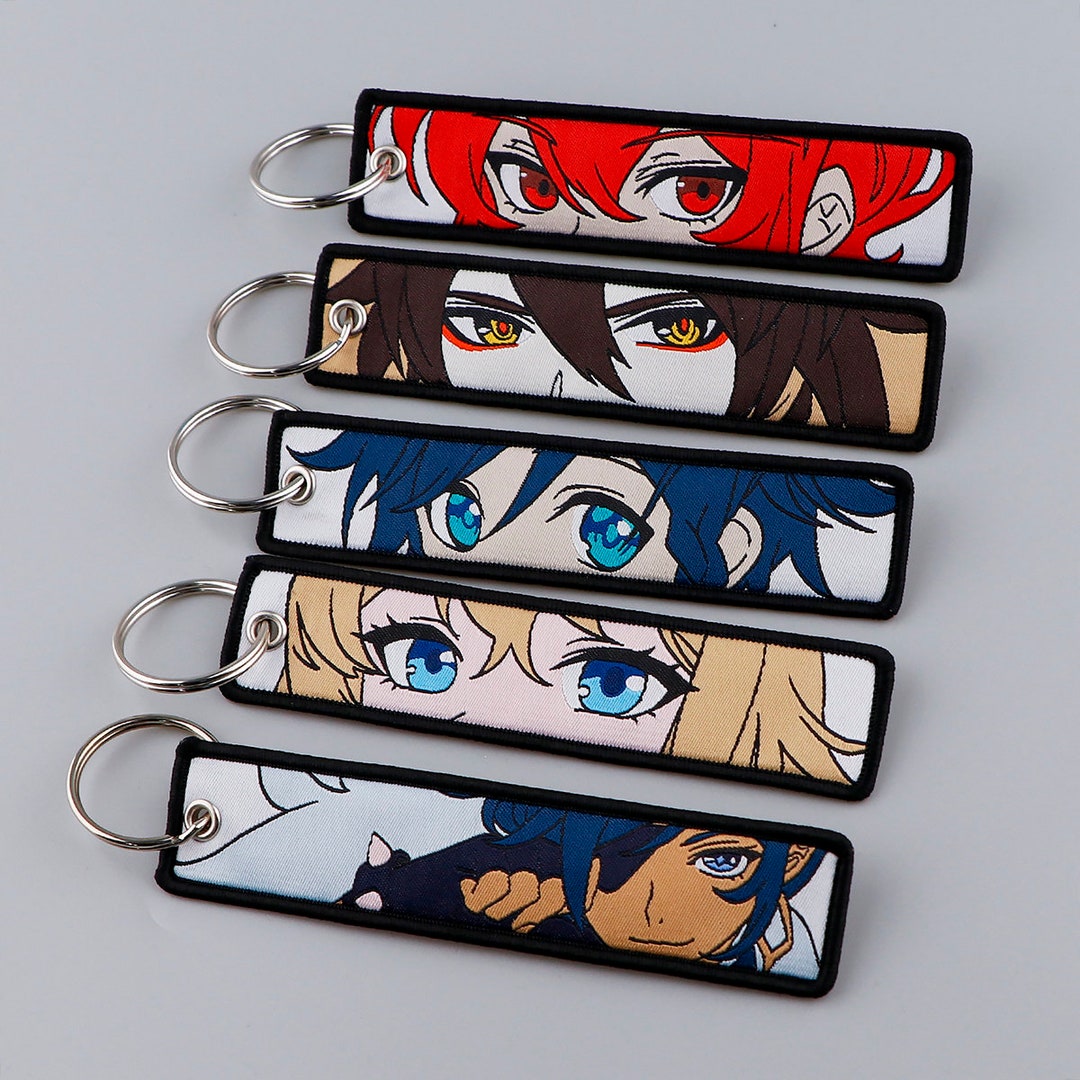 Cute Genshin Impact Keychains, Xiao Genshin Keychain, Hutao Genshin ...