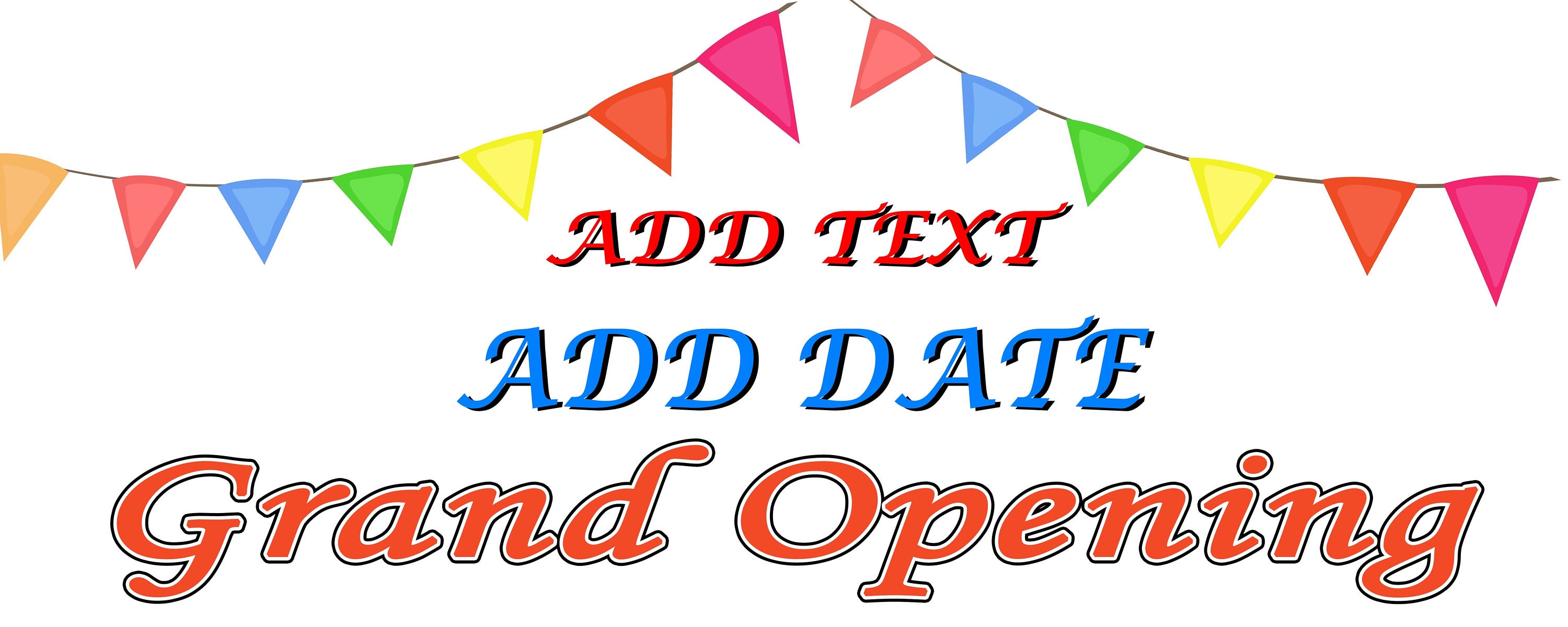 Grand Opening Banner, Business Office Store Front Banners, New Business ...
