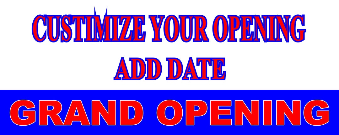 Grand Opening Banner, Business Office Store Front Banners, New Business ...